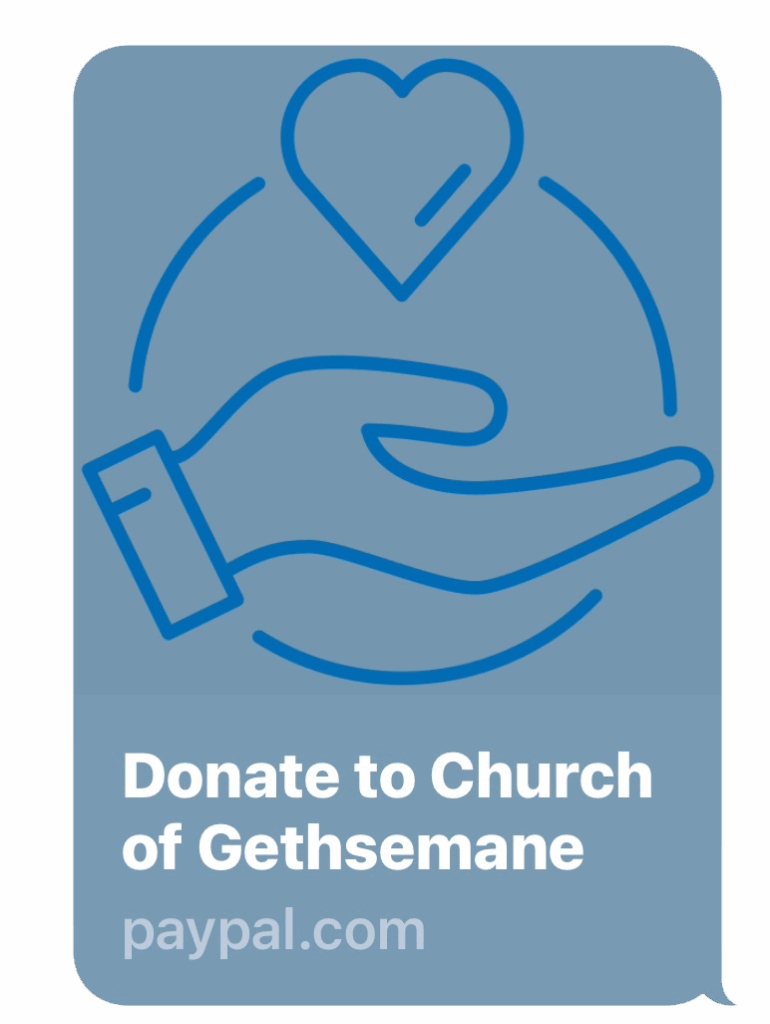 Monetary Donations - The Church Of Gethsemane